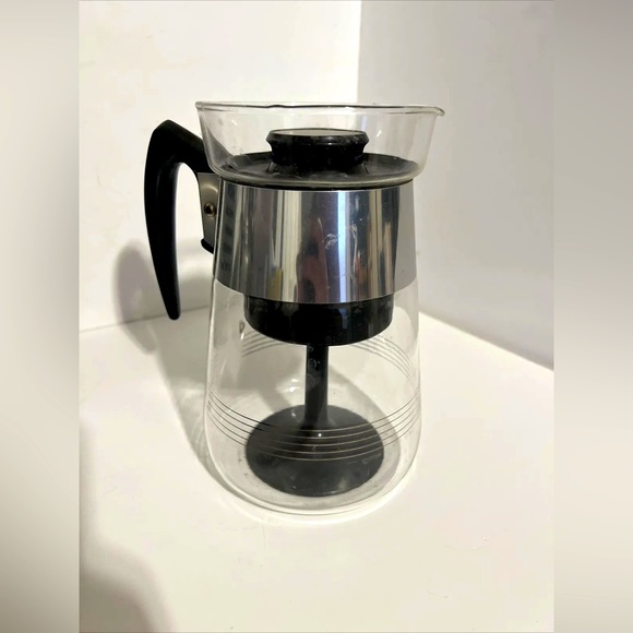 Accents | Retro 6s Corning Glass Percolator Coffee Maker Pot 6 Cups ...